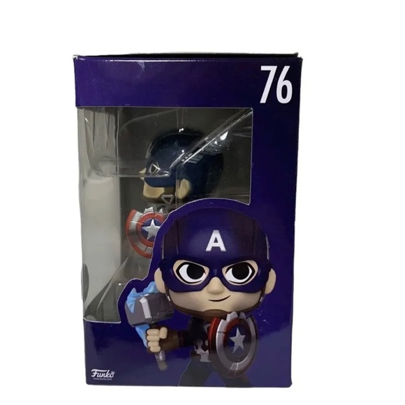 Toys | Funko Minis Marvel Infinity Saga 76 Captain America Bobble Head ...